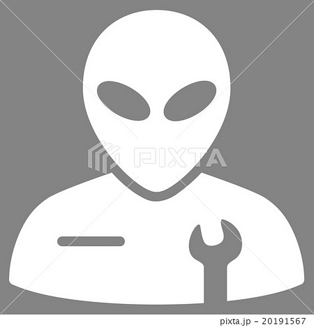 Alien Mechanic Flat Iconのイラスト素材 [20191567] - PIXTA