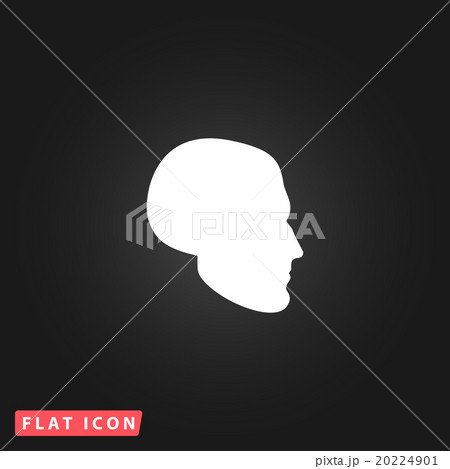 head flat iconのイラスト素材 [20224901] - PIXTA