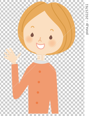 Mom waving hands - Stock Illustration [20225761] - PIXTA