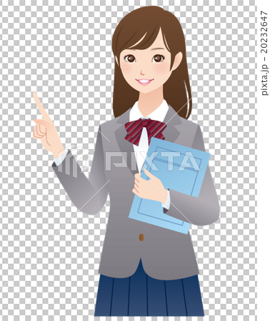 Explain student pointing - Stock Illustration [20232647] - PIXTA