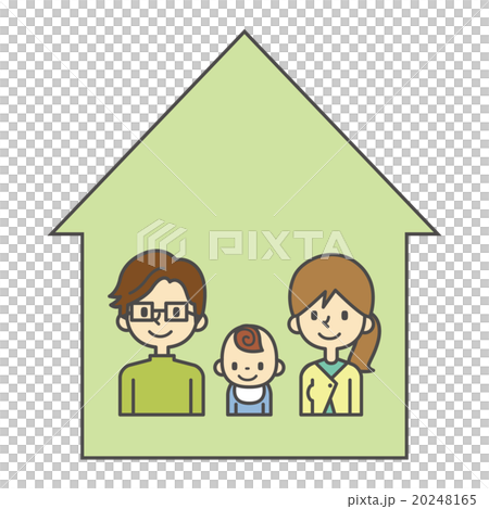 Double-income family [Simple character series] - Stock Illustration ...
