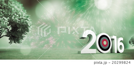 Composite image of 2016 graphicのイラスト素材 [20299824] - PIXTA