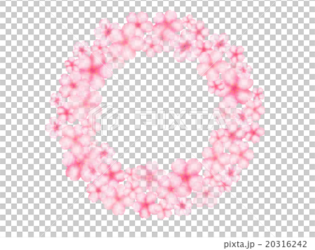 Sakura ring wedding image frame picture frame... - Stock Illustration ...