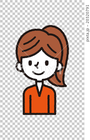 Female [Simple character series] - Stock Illustration [20320791] - PIXTA