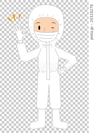 Cleanroom worker okay - Stock Illustration [20328278] - PIXTA