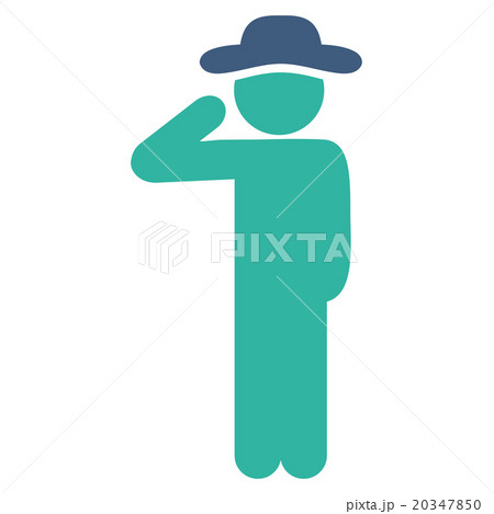 Agent Salute Iconのイラスト素材 [20347850] - PIXTA
