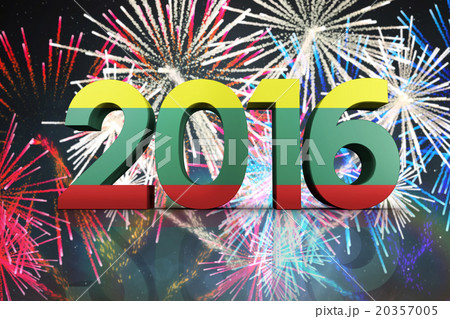 Composite image of 2016 graphicのイラスト素材 [20357005] - PIXTA