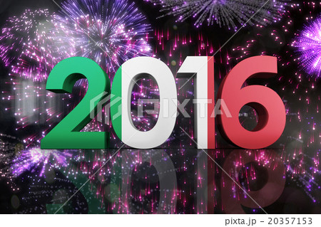Composite image of 2016 graphicのイラスト素材 [20357153] - PIXTA