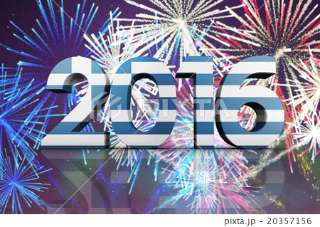 Composite image of 2016 graphicのイラスト素材 [20357156] - PIXTA