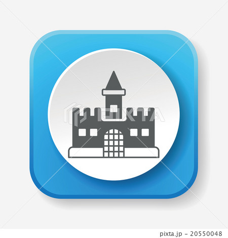 toy castle iconのイラスト素材 [20550048] - PIXTA