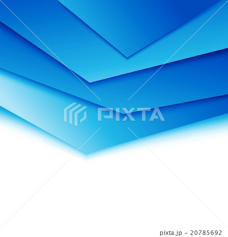 Bright blue layered modern conceptのイラスト素材 [20785692] - PIXTA