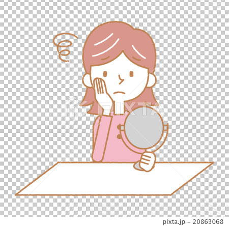 Rough skin [Simple character series] - Stock Illustration [20863068 ...