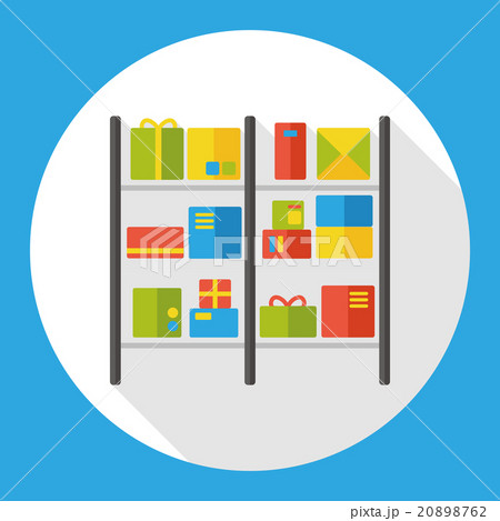 logistic goods flat iconのイラスト素材 [20898762] - PIXTA