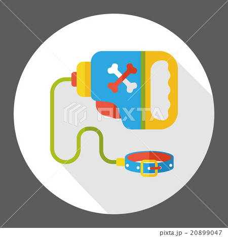 dog chains flat iconのイラスト素材 [20899047] - PIXTA