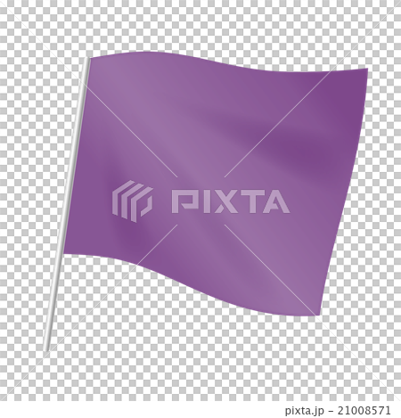 Purple flag - Stock Illustration [21008571] - PIXTA