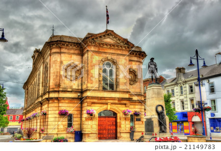 View of Coleraine town hall - Northern Irelandの写真素材 [21149783] - PIXTA