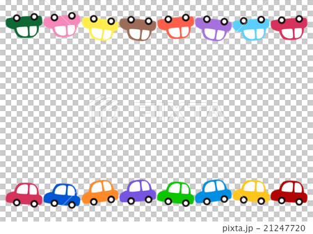 Colorful car frame - Stock Illustration [21247720] - PIXTA