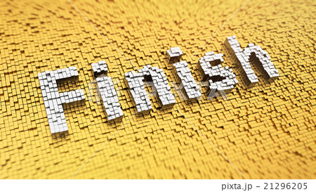 Pixelated Finishのイラスト素材 [21296205] - PIXTA