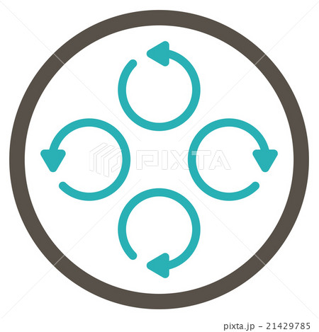 Rotation Flat Iconのイラスト素材 [21429785] - PIXTA