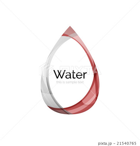 Abstract geometric water drop designのイラスト素材 [21540765] - PIXTA