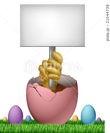 Easter Blank Signのイラスト素材 [21544739] - PIXTA