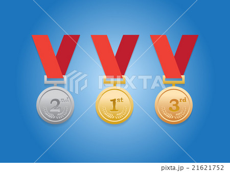 Top 3 Trophy Medalsのイラスト素材 [21621752] - PIXTA