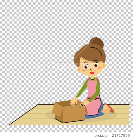 Sorting, sorting, mail-order purchase,... - Stock Illustration ...