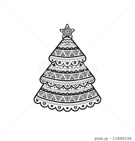 Christmas tree. のイラスト素材 [21806336] - PIXTA