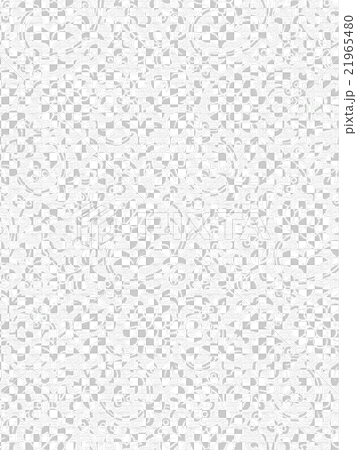 Continuous flower pattern - white-A - Stock Illustration [21965480] - PIXTA