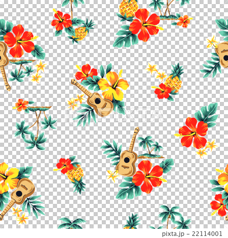 Aloha shirt pattern - Stock Illustration [22114001] - PIXTA