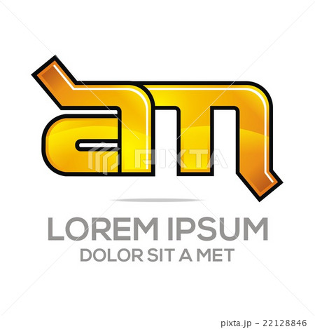 Business Creative Letter AM Company logo Designのイラスト素材 [22128846] - PIXTA