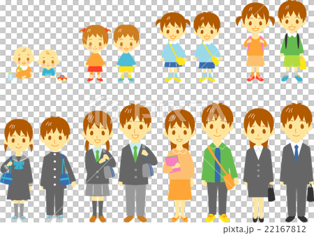 Child's growth - Stock Illustration [22167812] - PIXTA