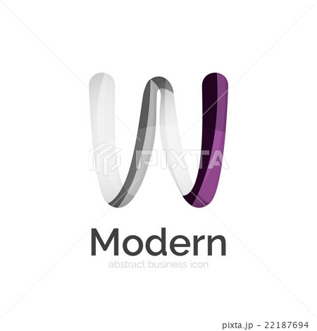 Vector ribbon logoのイラスト素材 [22187694] - PIXTA