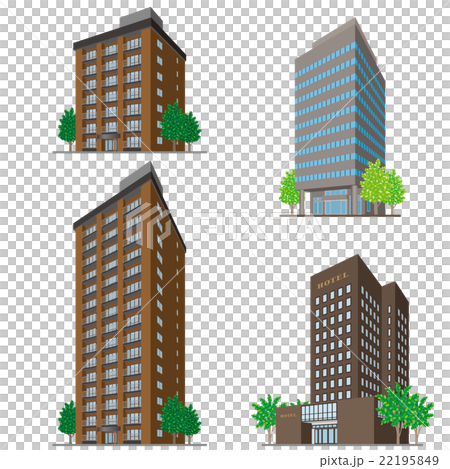 Building / solid figure - Stock Illustration [22195849] - PIXTA