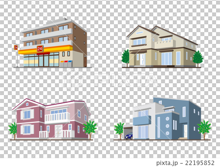 Building / solid figure - Stock Illustration [22195852] - PIXTA