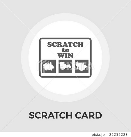 Scratch card vector flat iconのイラスト素材 [22255223] - PIXTA
