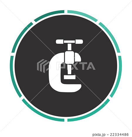 clamping computer symbolのイラスト素材 [22334486] - PIXTA