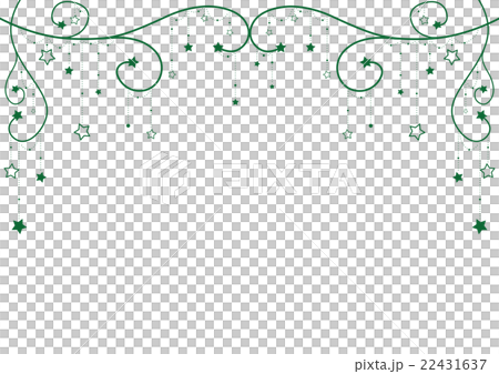 Green star simple frame - Stock Illustration [22431637] - PIXTA