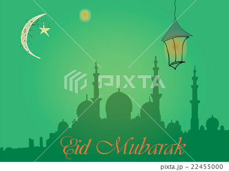 Creative greeting card design for holy month ofのイラスト素材 [22455000] - PIXTA
