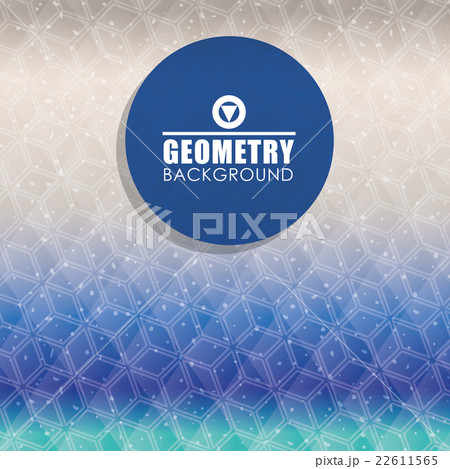 Geometry blue background, vector designのイラスト素材 [22611565] - PIXTA