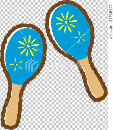 Maracas (blue) - Stock Illustration [22936193] - PIXTA