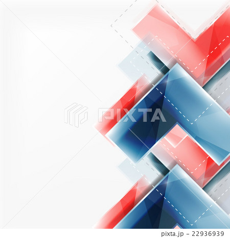 Colorful glossy arrow shapes. Abstract backgroundのイラスト素材 [22936939] - PIXTA