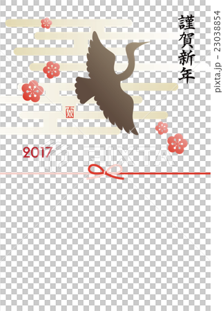 起重機的雄雞年的卡片例證-插圖素材 [23038854] - PIXTA圖庫