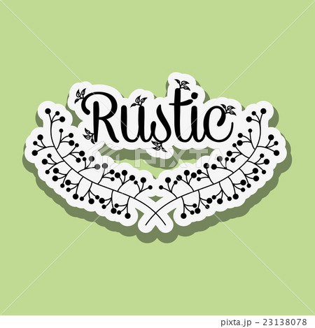 Rustic icon design , vector illustrationのイラスト素材 [23138078] - PIXTA
