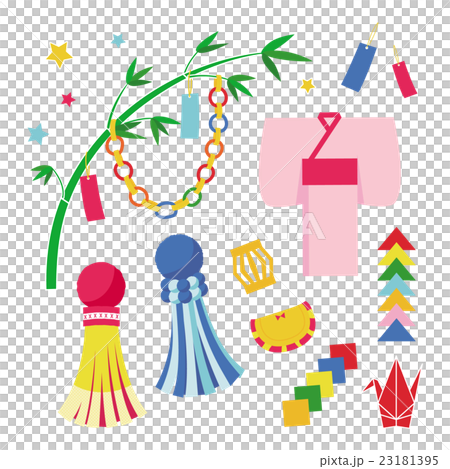 Tanabata illustration - Stock Illustration [23181395] - PIXTA