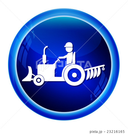Tractor and driver icon, Agriculture tractor iconのイラスト素材 [23216165] - PIXTA