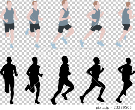 Marathon Runner Vector