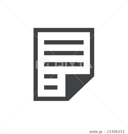 paper icon and Logoのイラスト素材 [23306252] - PIXTA