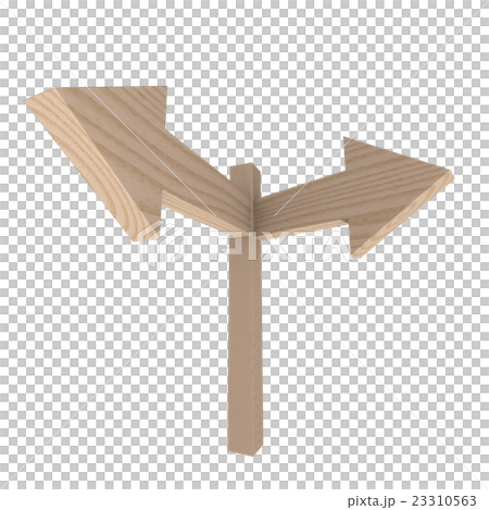 A sign indicating the direction of the wood grain - Stock Illustration ...