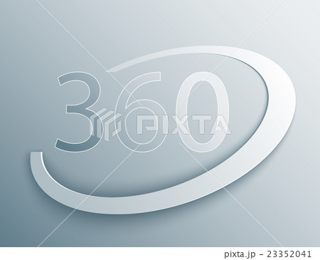 360 degrees rotation vectorのイラスト素材 [23352041] - PIXTA